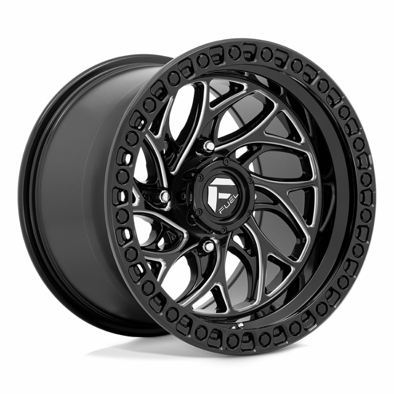 15" Fuel D741 Runner Wheel Black Milled