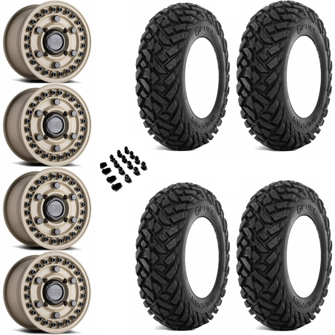 14" Black Rhino Armory Desert Sand & 28" EFX Gripper UTV Wheel and Tire ...