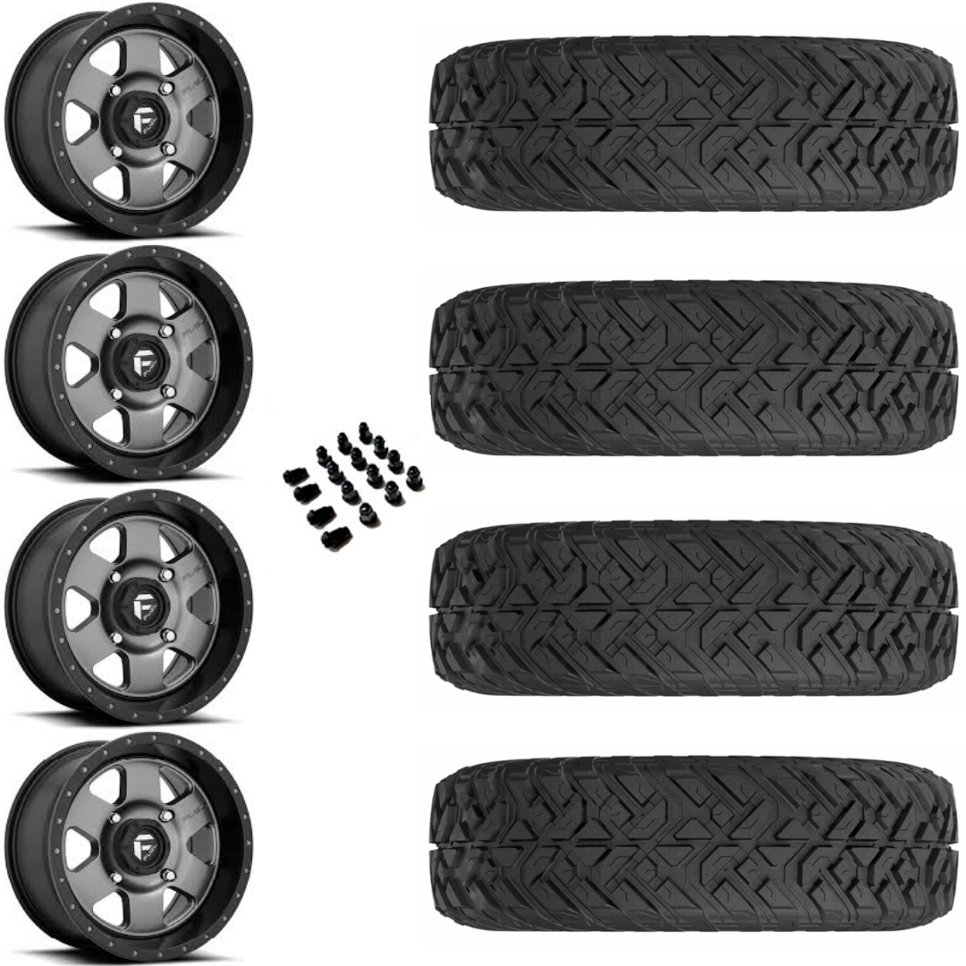 15" Fuel Podium D619 Anthracite & 32" EFX Gripper R/T Wheel and Tire ...