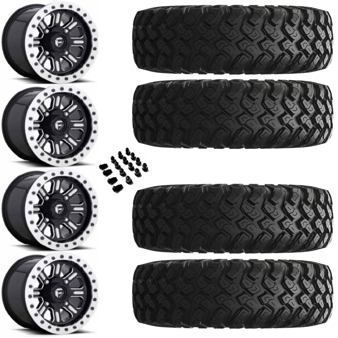 15" Fuel Hardline Beadlock D910 Black & 32" EFX MotoRally Wheel and ...