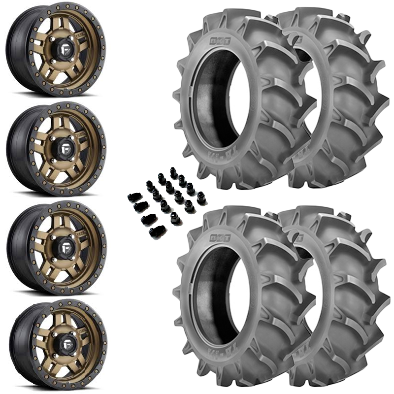 14" Fuel Anza D583 Bronze & 30" BKT 171 Wheel and Tire Package