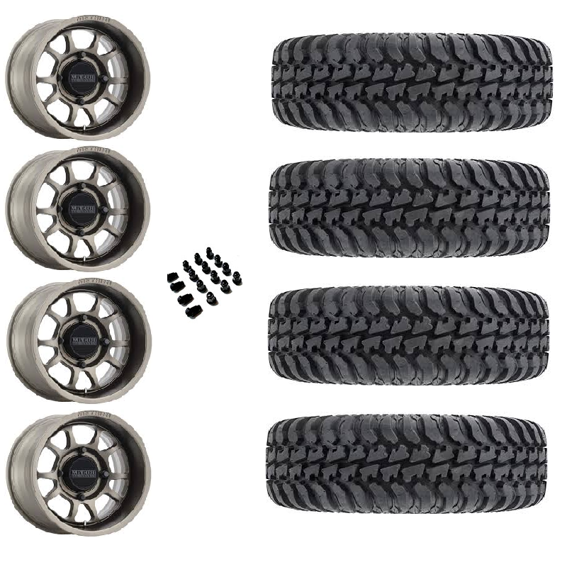 14" Method MR409 Steel Grey & 30" Tensor Regulator Wheel and Tire Package