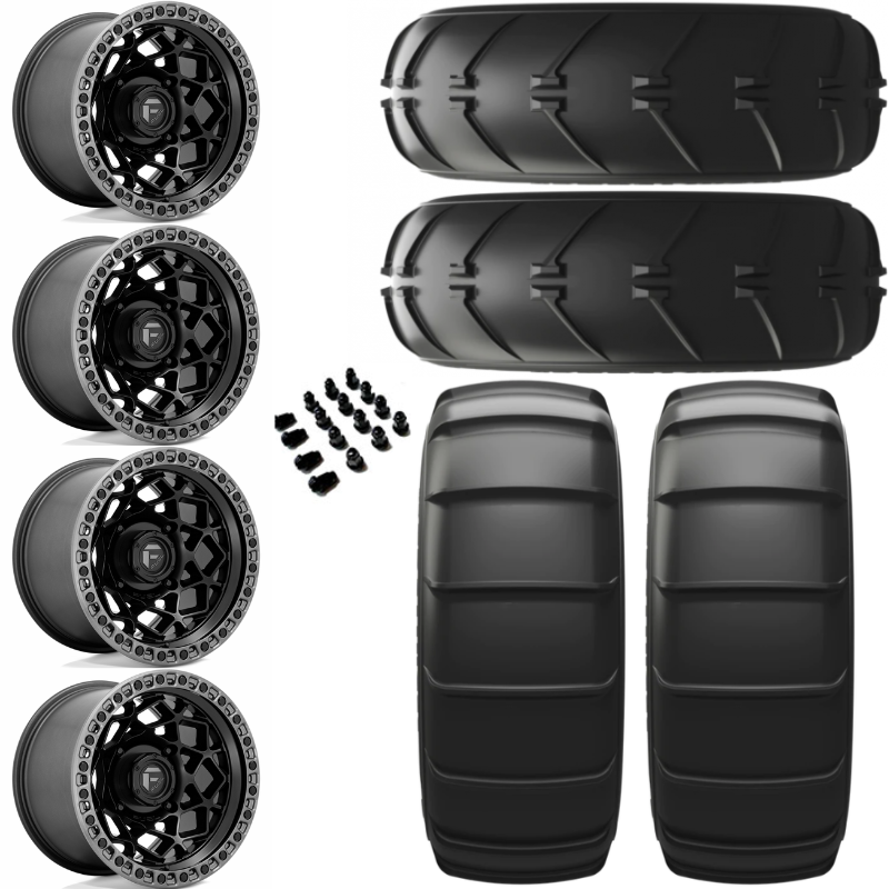 15" Fuel Unit D783 Black & 33" EFX Sandslinger Sport Wheel and Paddle ...