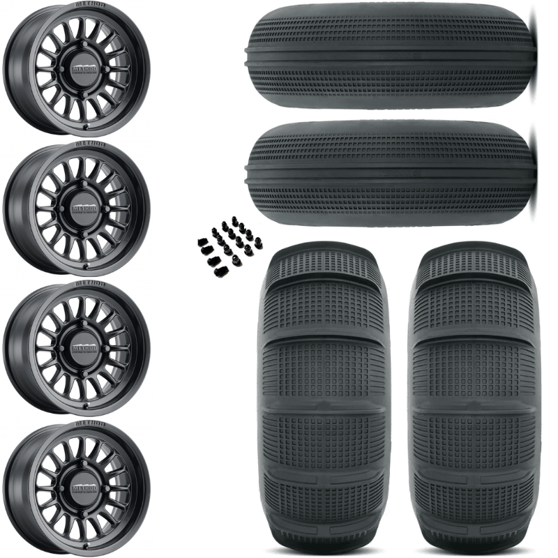 15" Method MR411 Black & 33" Tensor SS Sand Series Wheel and Paddle ...