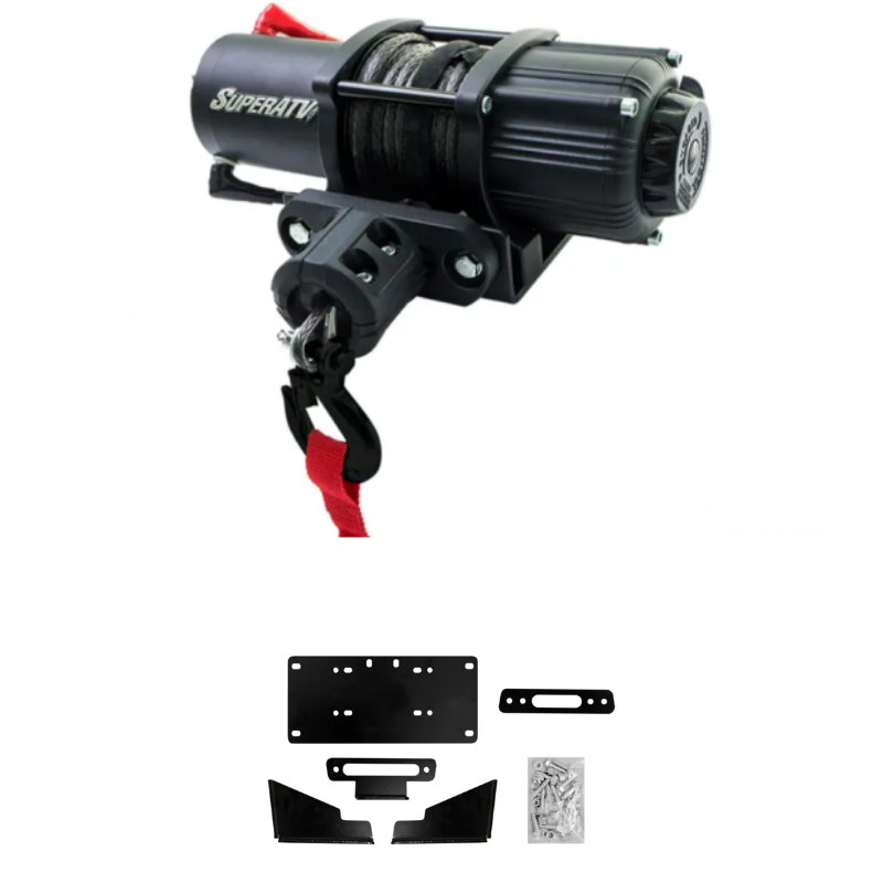 SuperATV Kawasaki Mule PRO Winch Kit