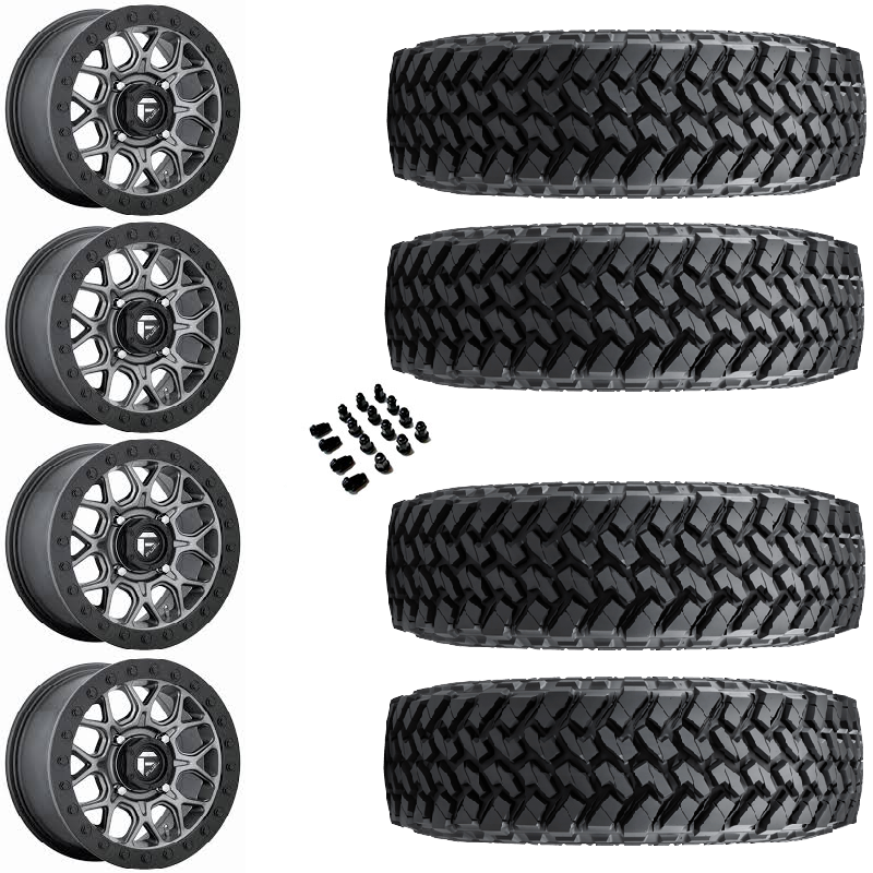 15" Fuel Tech D919 Beadlock Anthracite & 30" Nitto Trail Grappler SxS ...
