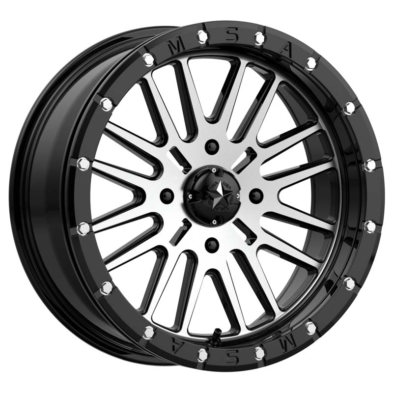 MSA M37 Brute Beadlock Wheel Black Milled
